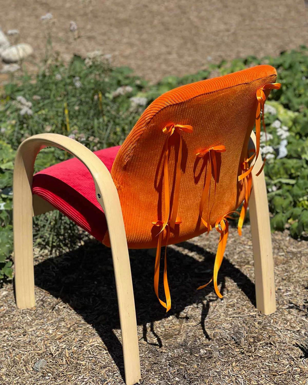 Vintage KkCo Reworked Bow Tied Kkco Chair | Garmentory