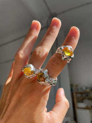 Simuero Manta Ring - Silver | Garmentory