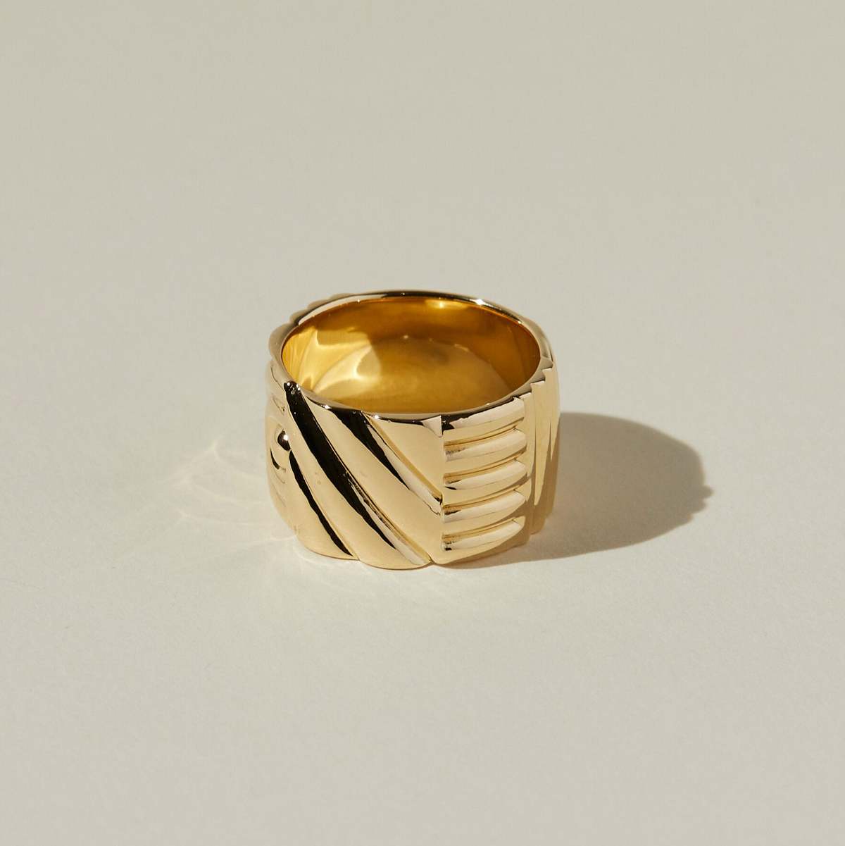 LINDSEY LEWIS Chloe Ring - Gold | Garmentory