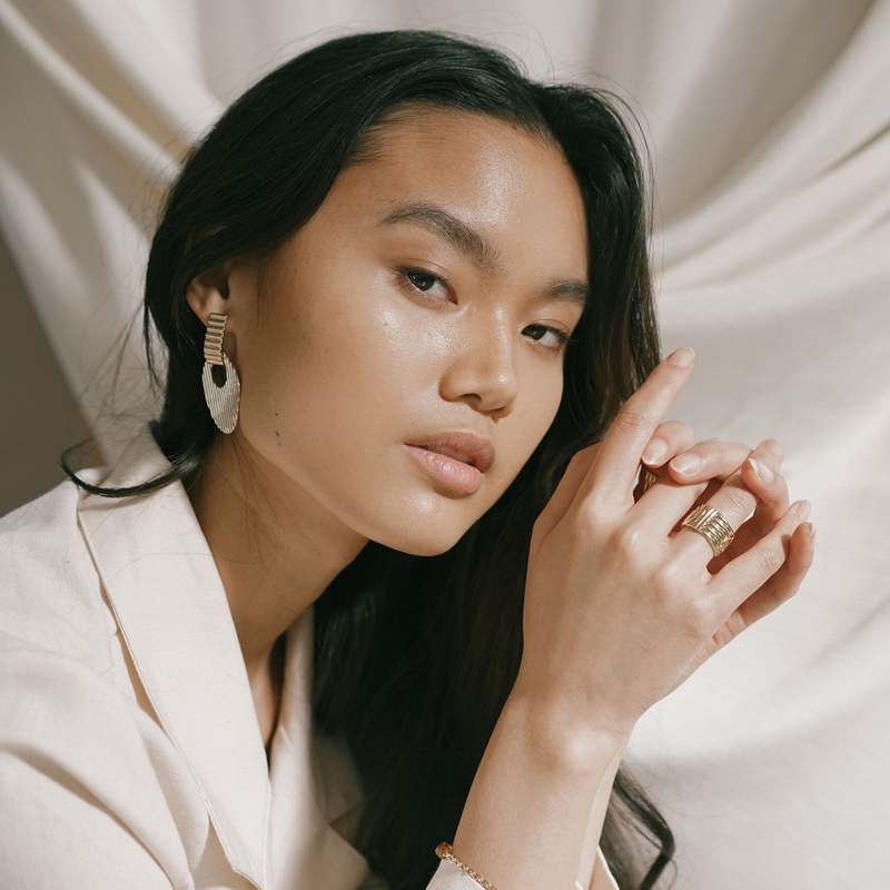 LINDSEY LEWIS Chloe Ring - Gold | Garmentory