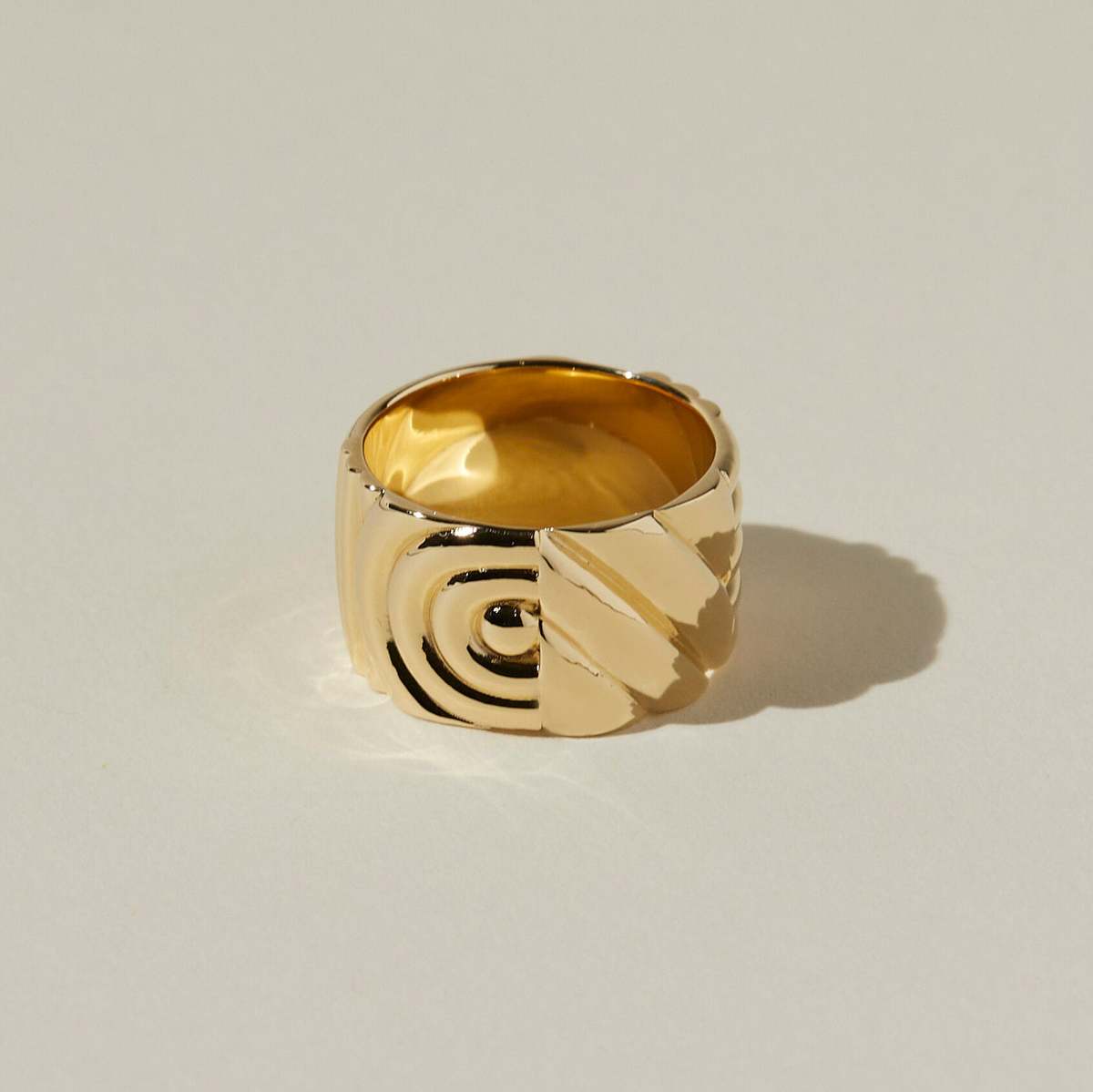 LINDSEY LEWIS Chloe Ring - Gold | Garmentory
