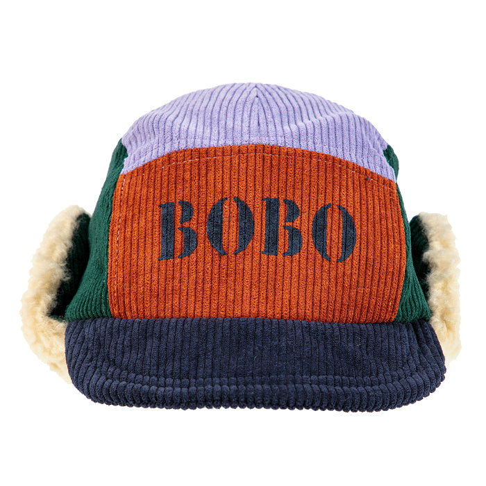 Kids Bobo Choses Child Colour Block Corduroy Cap - Multicolour | Garmentory