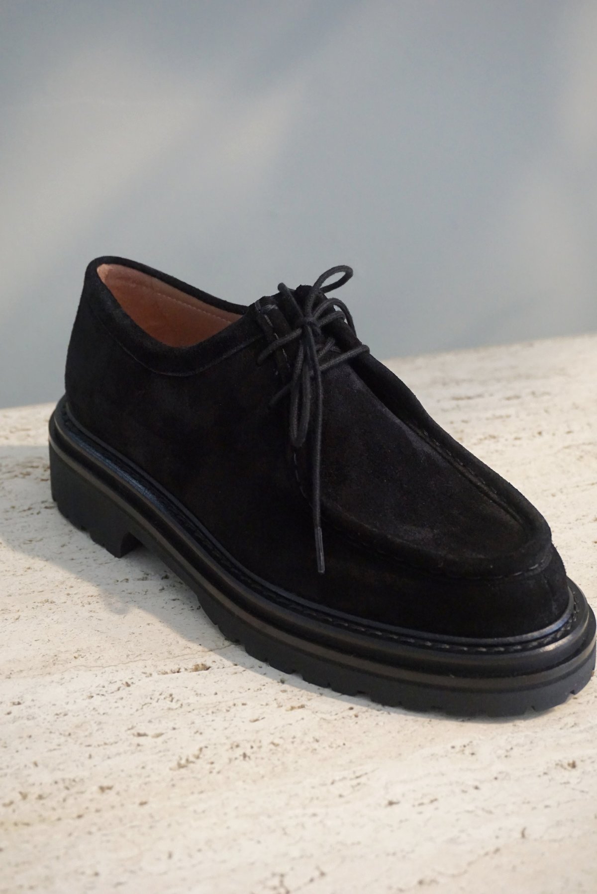 LEGRES LACE UP SHOE - BLACK | Garmentory