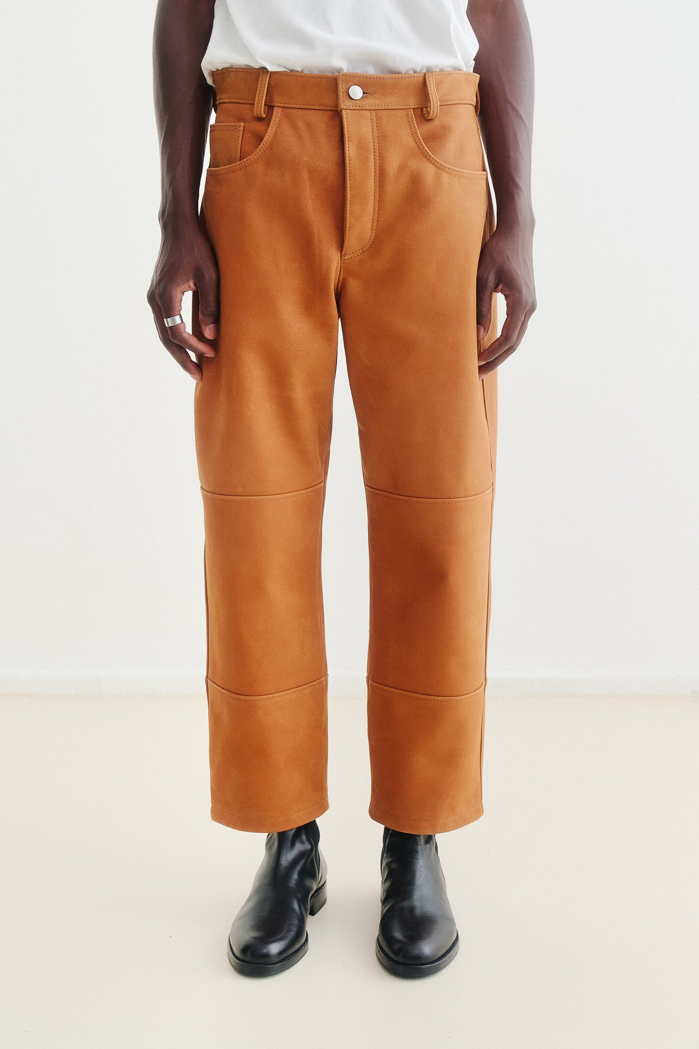 A Kind of Guise Sunderland Leather Pants - Butter Pecan | Garmentory