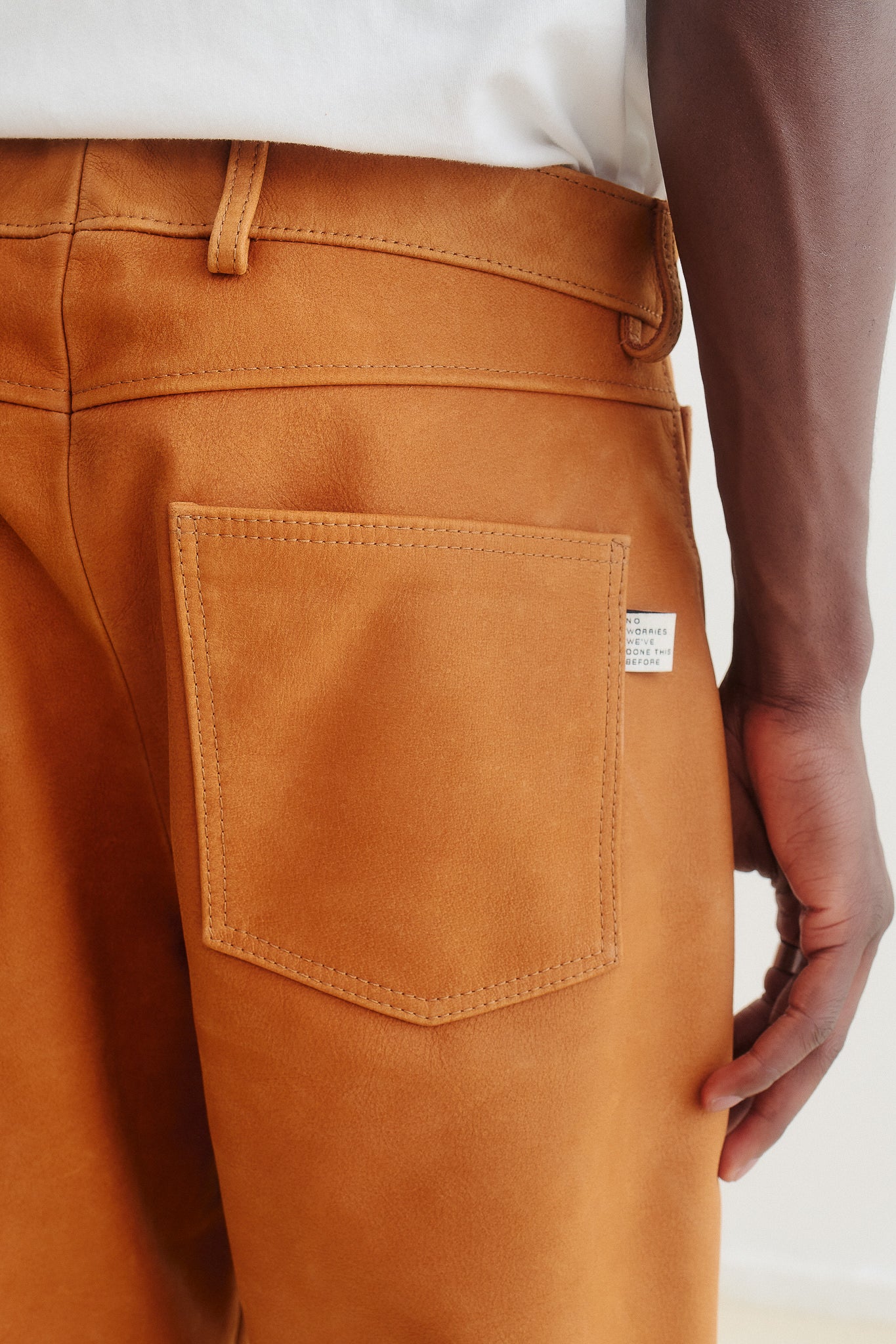 A Kind of Guise Sunderland Leather Pants - Butter Pecan | Garmentory