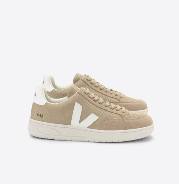 Veja V-12 Alveomesh Sneakers - Dune/White | Garmentory