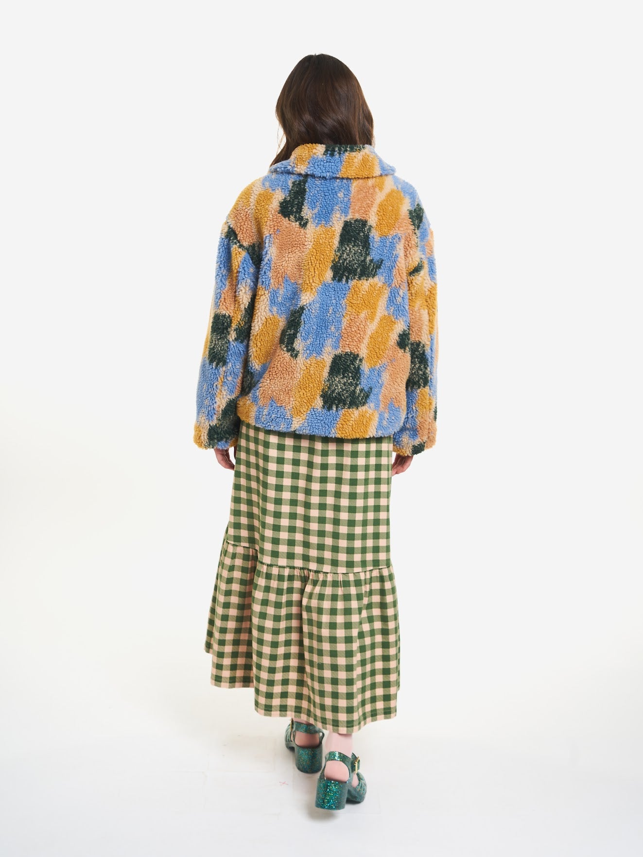 Bobo Choses Shadows Recycled Shearling Jacket - Multi | Garmentory