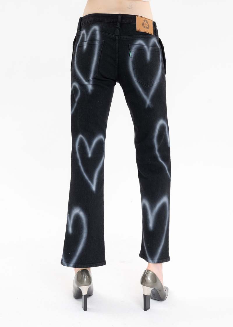 Doublet ZIP UP STRETCH DENIM PANTS - Black | Garmentory