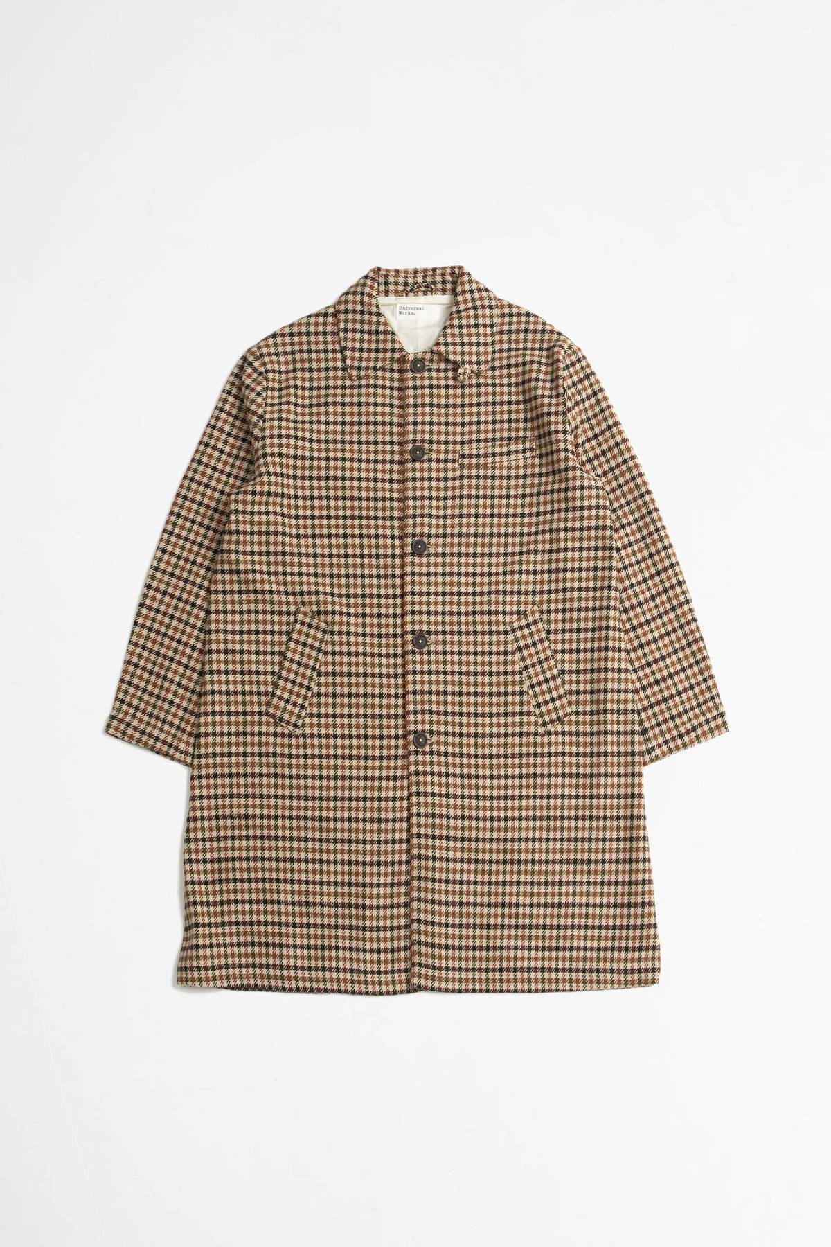 Universal Works Swing Overcoat - Columbo Recycled Stone | Garmentory