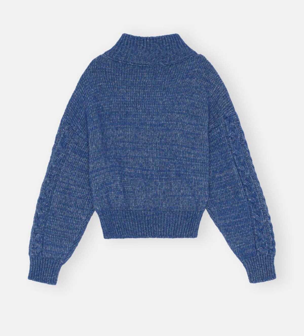 Ganni Chunk Cable Sweater - Nautical Blue | Garmentory