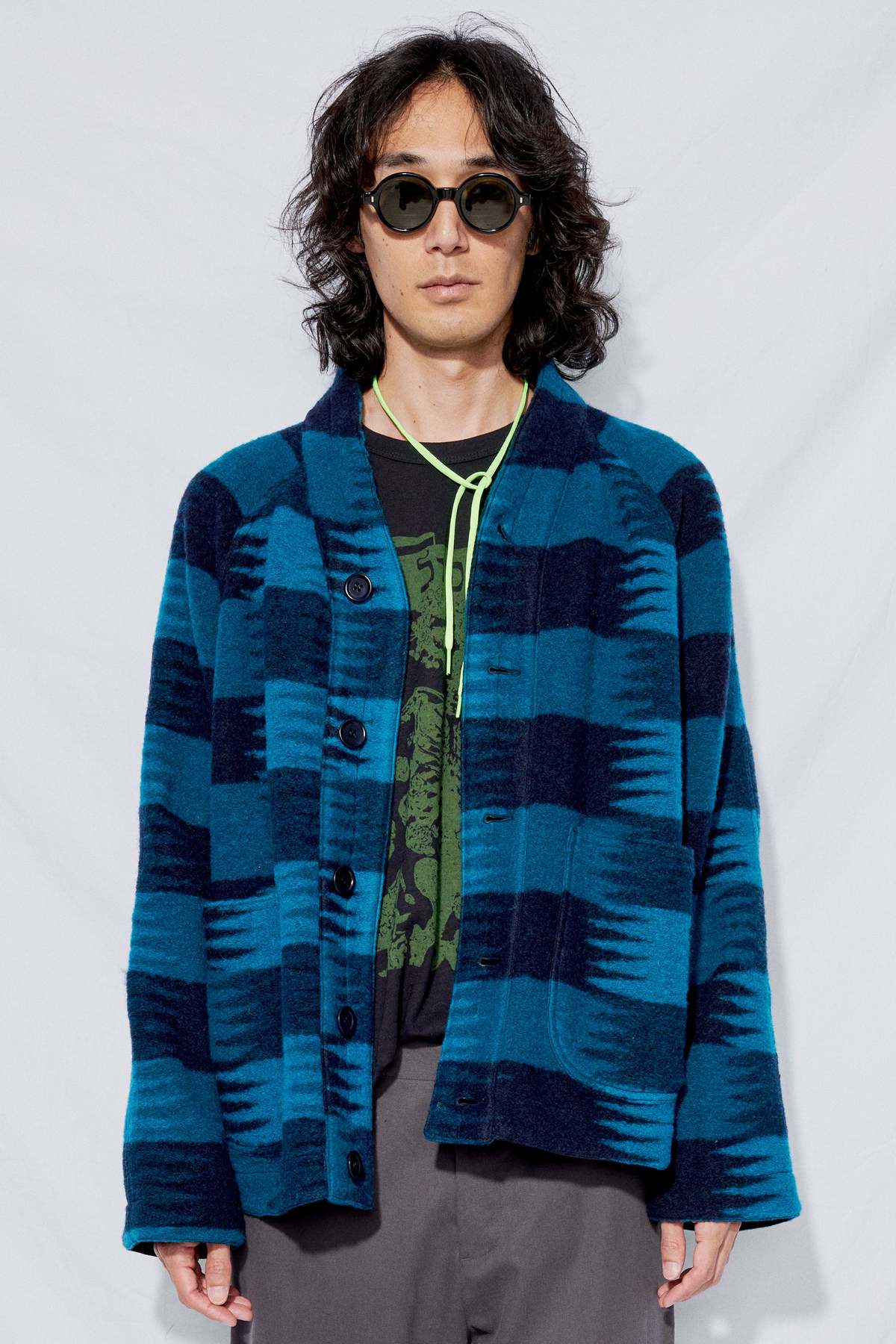 YMC Erkin Jacket - Blue | Garmentory