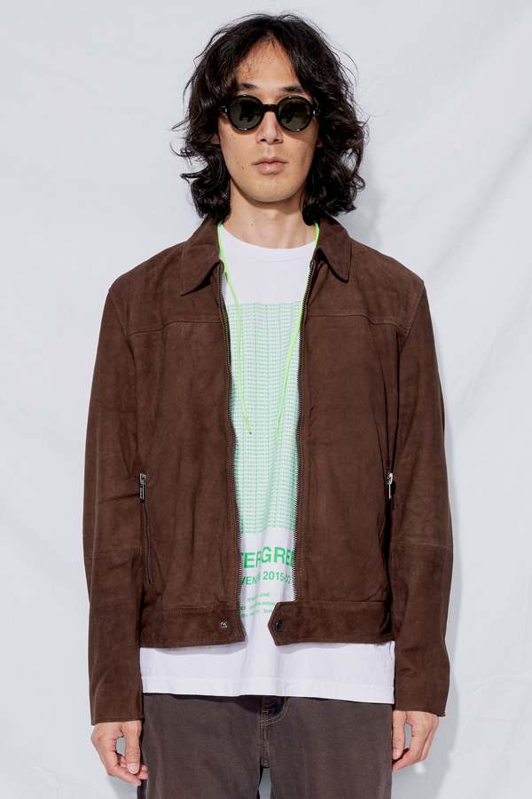 DEADWOOD Sharpe Suede Jacket - Brown | Garmentory