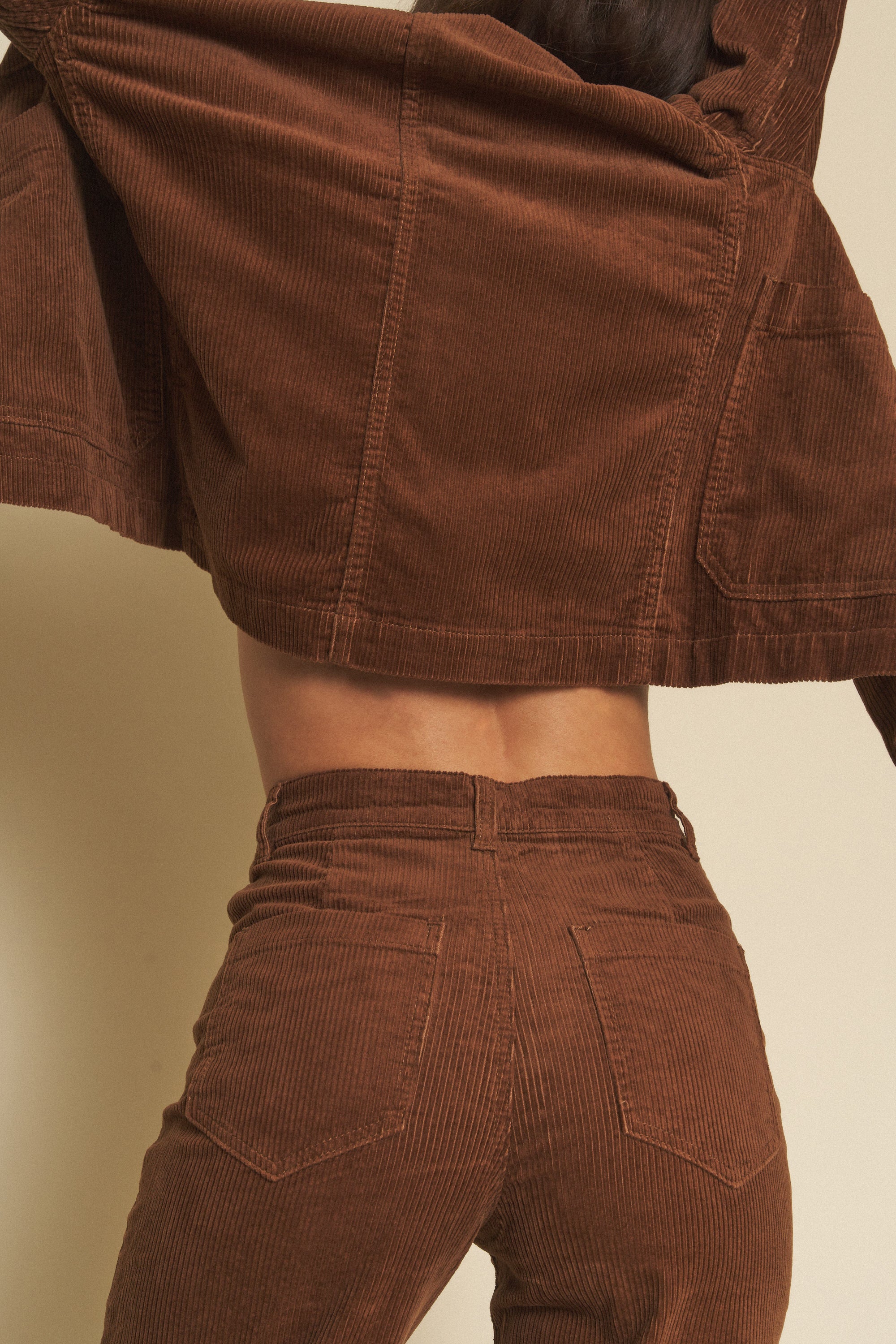 Whimsy + Row Flora Pant Wide Leg - Fox Cord | Garmentory