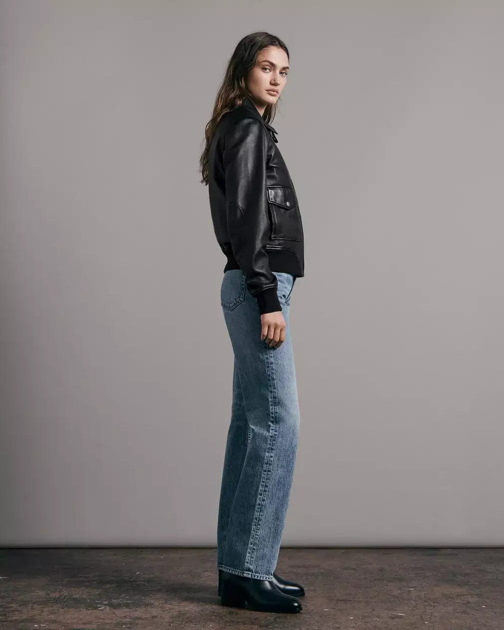 Rag & Bone Andrea Leather Jacket - Black | Garmentory
