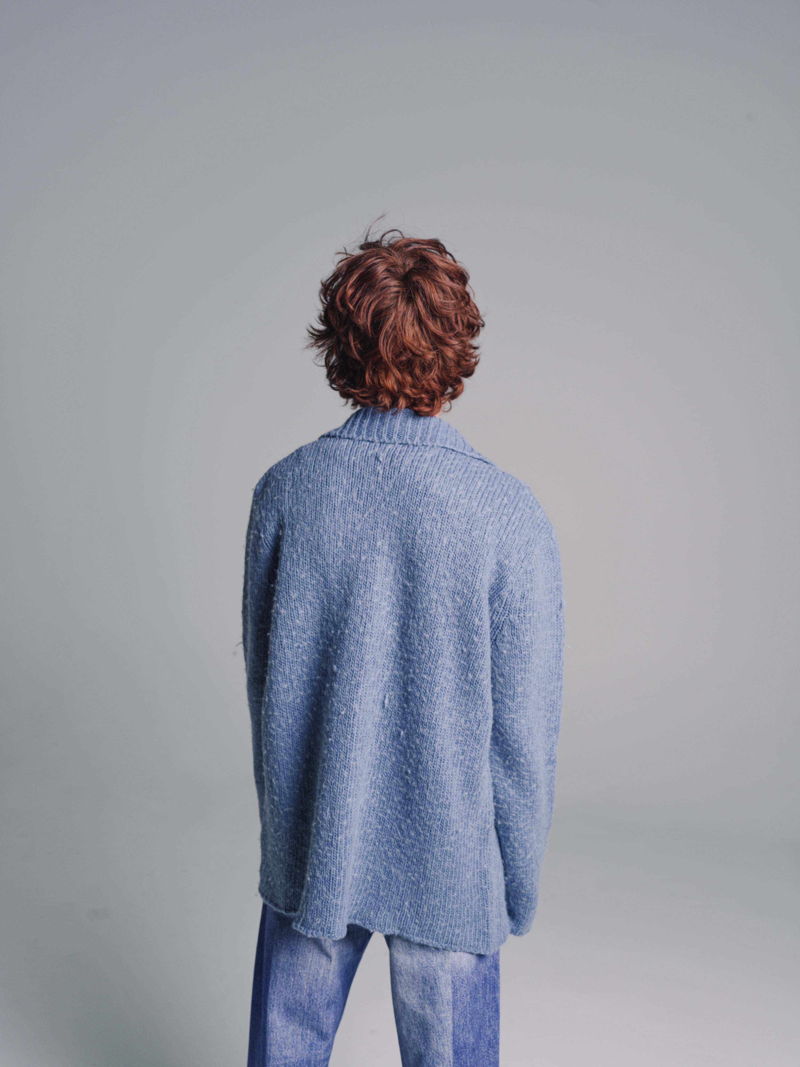 Our Legacy Acrylic Big Cardigan - Funky Blue | Garmentory