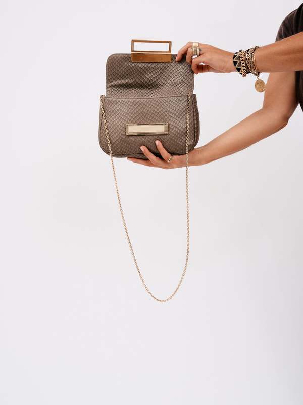 Lauren Merkin Grey Crossbody Bag | Garmentory