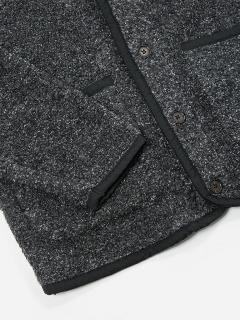 Universal Works Lancaster Jacket - Charcoal Shakespeare Fleece | Garmentory