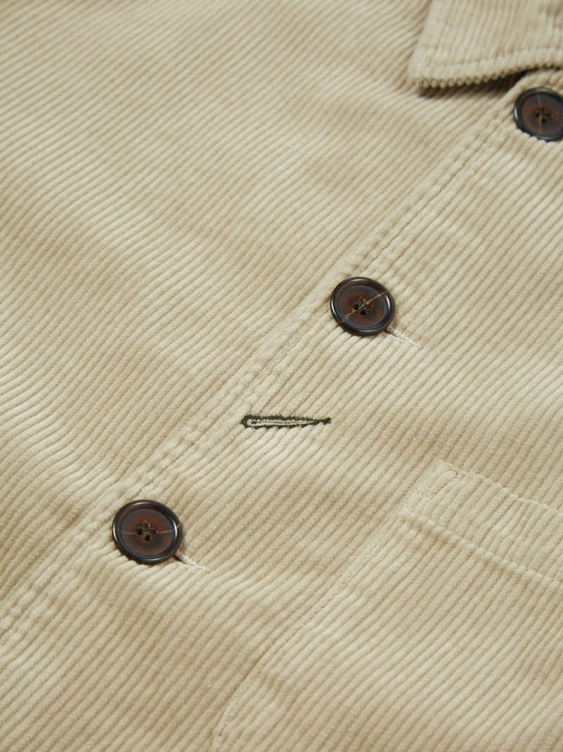 Universal Works Bakers Jacket - Stone Cord | Garmentory