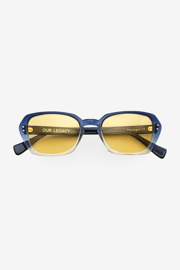 Our Legacy Earth Sunglasses - Shiny Blue | Garmentory
