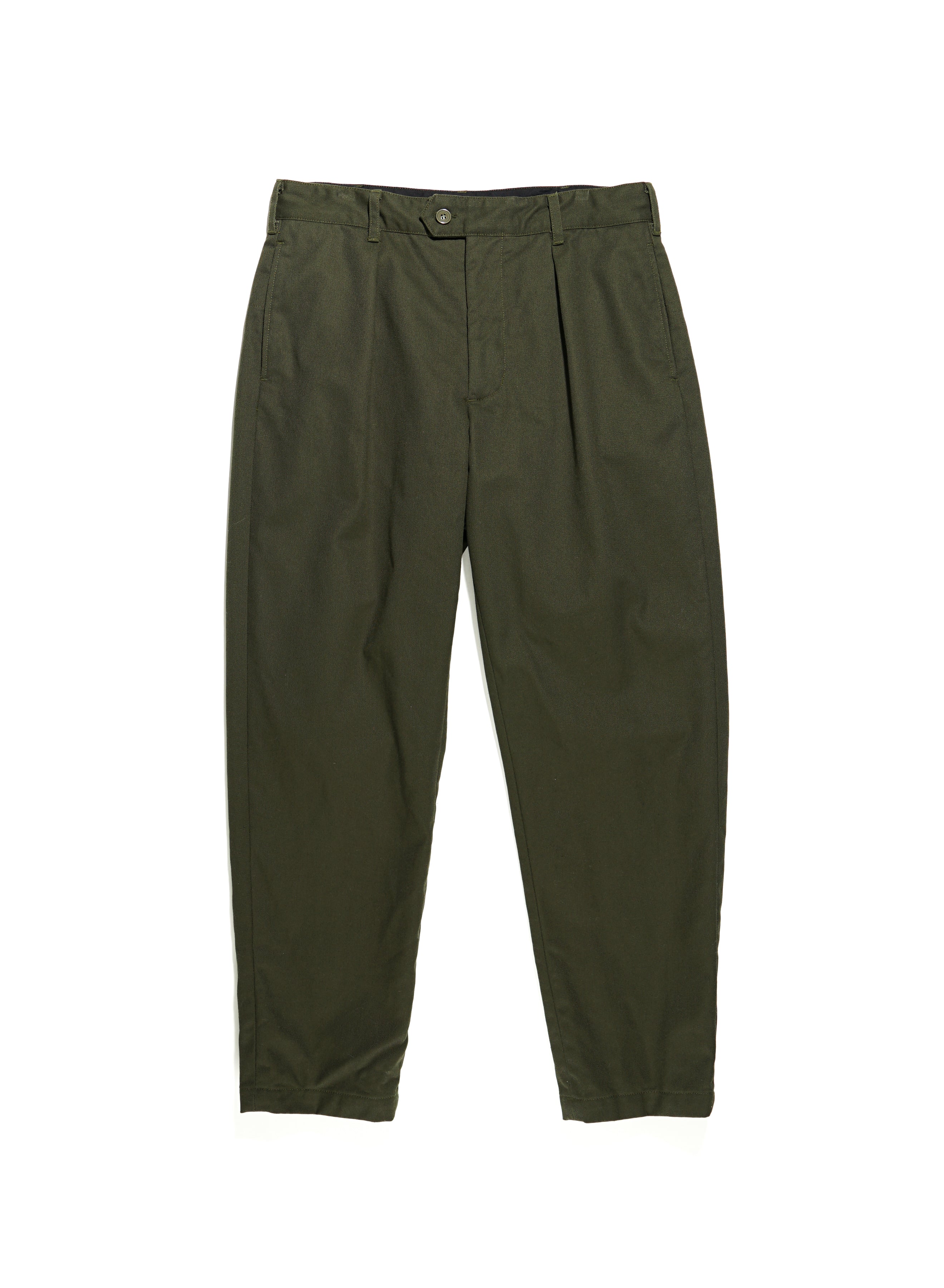 Engineered Garments Carlyle Cotton Heavy Twill Pant - Olive | Garmentory