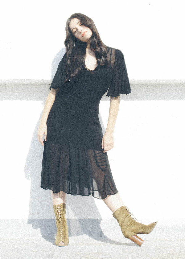 Maria Stanley The Rue Dress - Noir | Garmentory