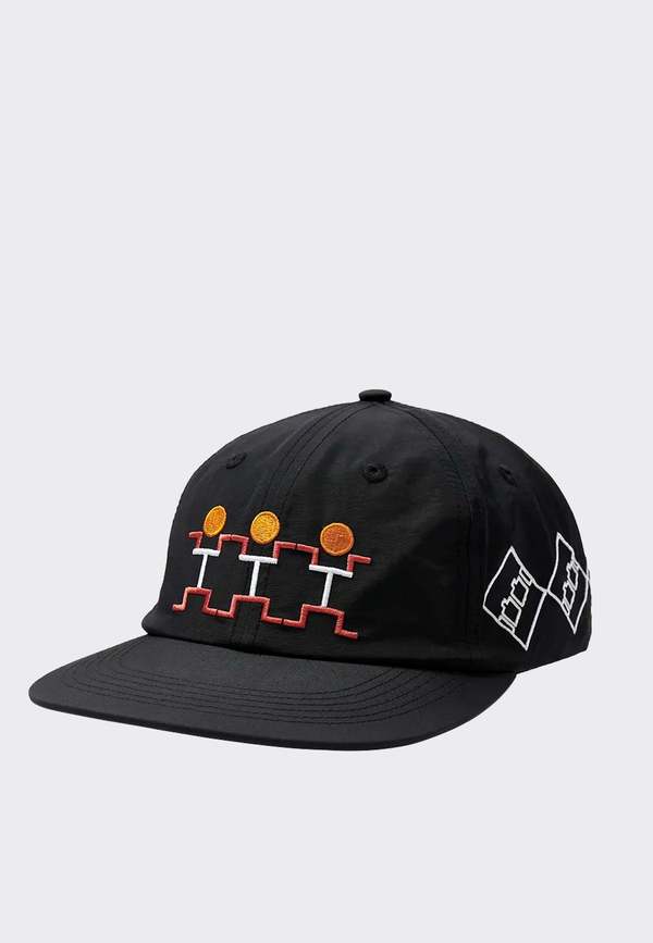 The Trilogy Tapes Multi Logo Baseball Cap - Black | Garmentory