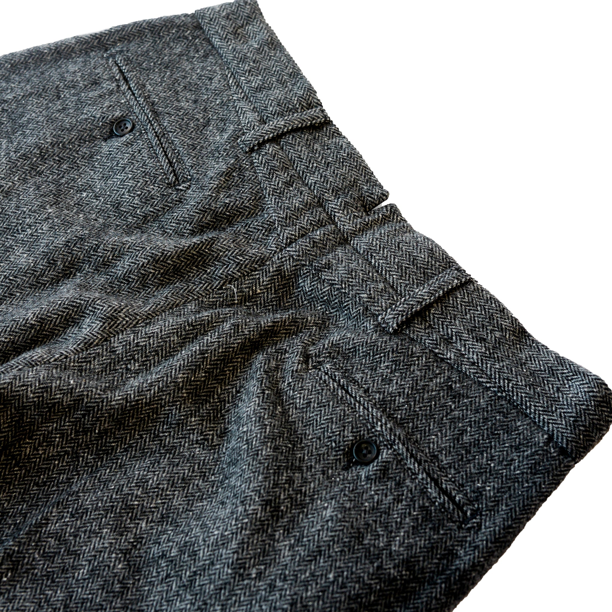 Engineered Garments Andover Pant - Grey Poly Wool Herringbone | Garmentory