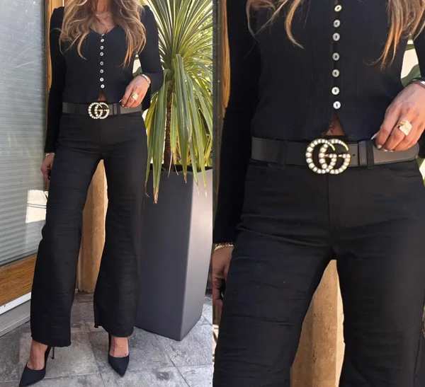 Bevy Flog Amanda Pant - Black | Garmentory