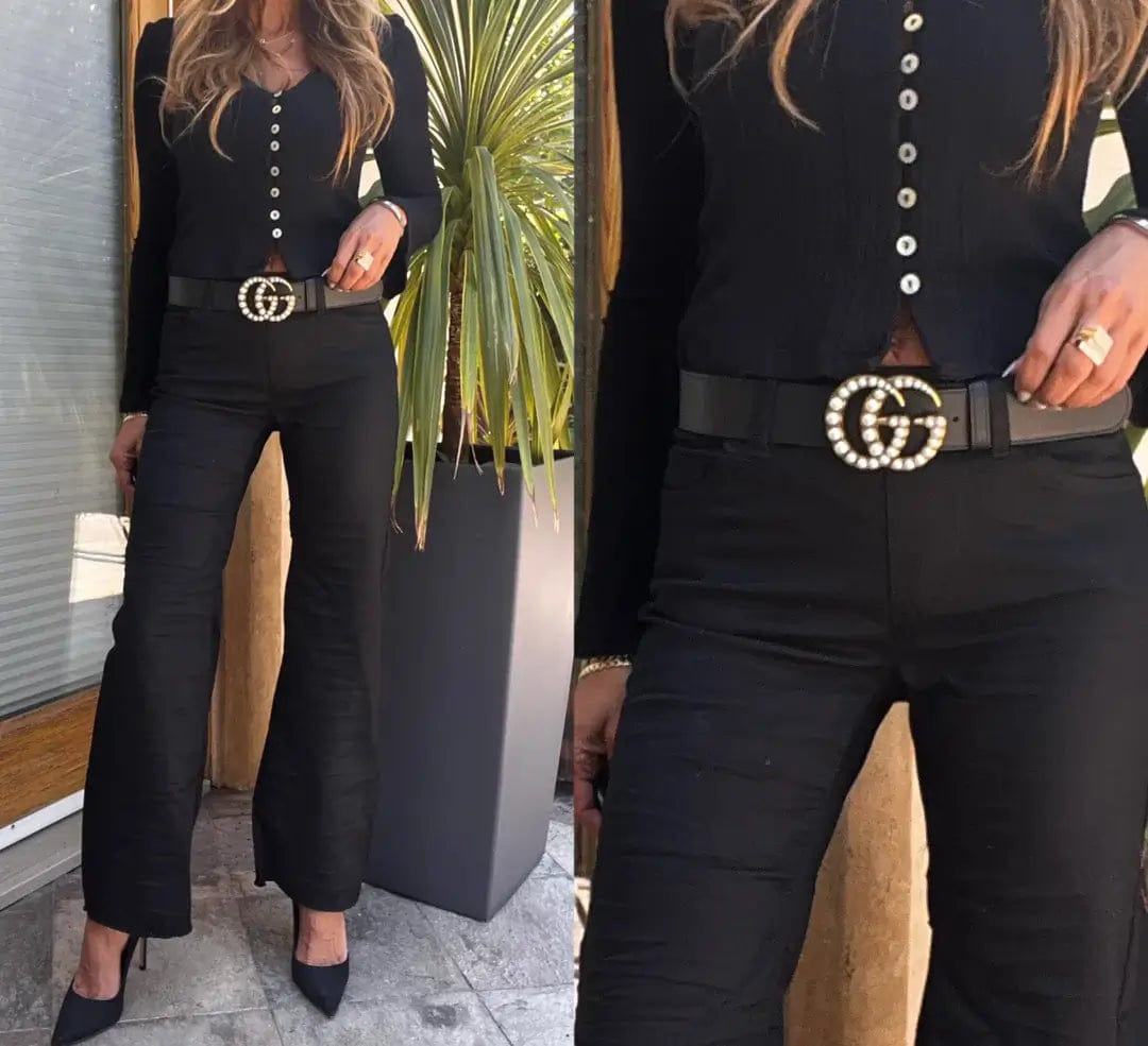 Bevy Flog Amanda Pant - Black | Garmentory