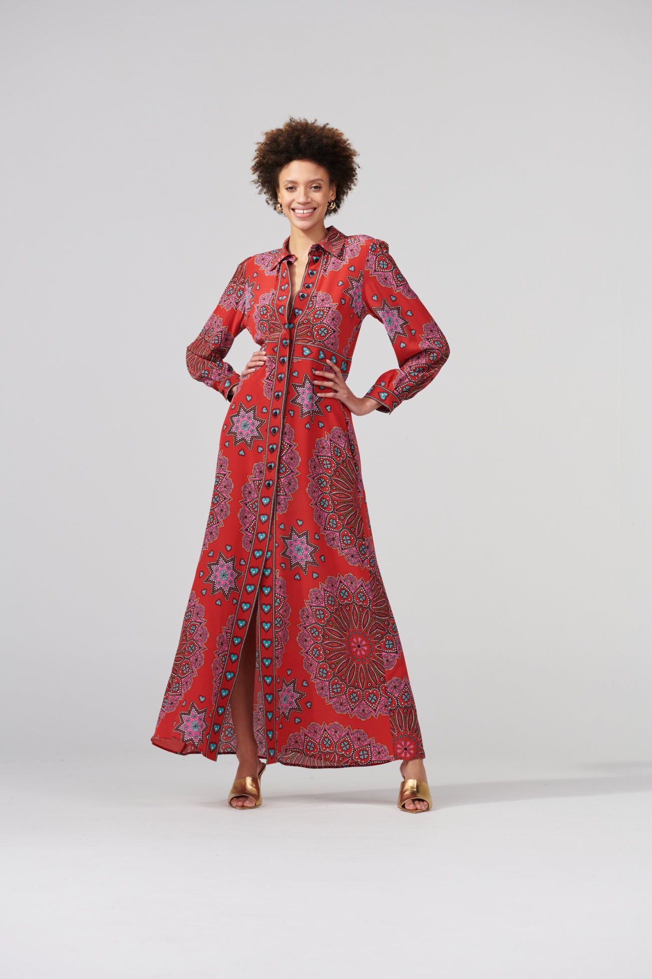 Hayley Menzies Dalton Silk Maxi Dress - Scarlet | Garmentory