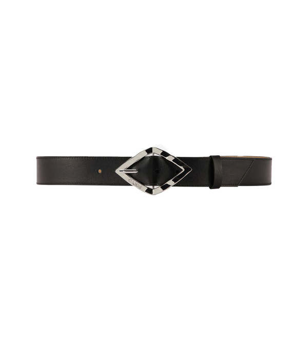 Ganni Diamond Belt - Black | Garmentory