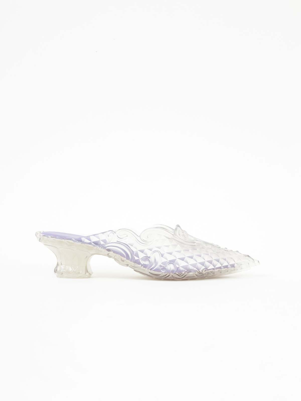 Y/project MELISSA POINT MULE - LILAC/CLEAR | Garmentory