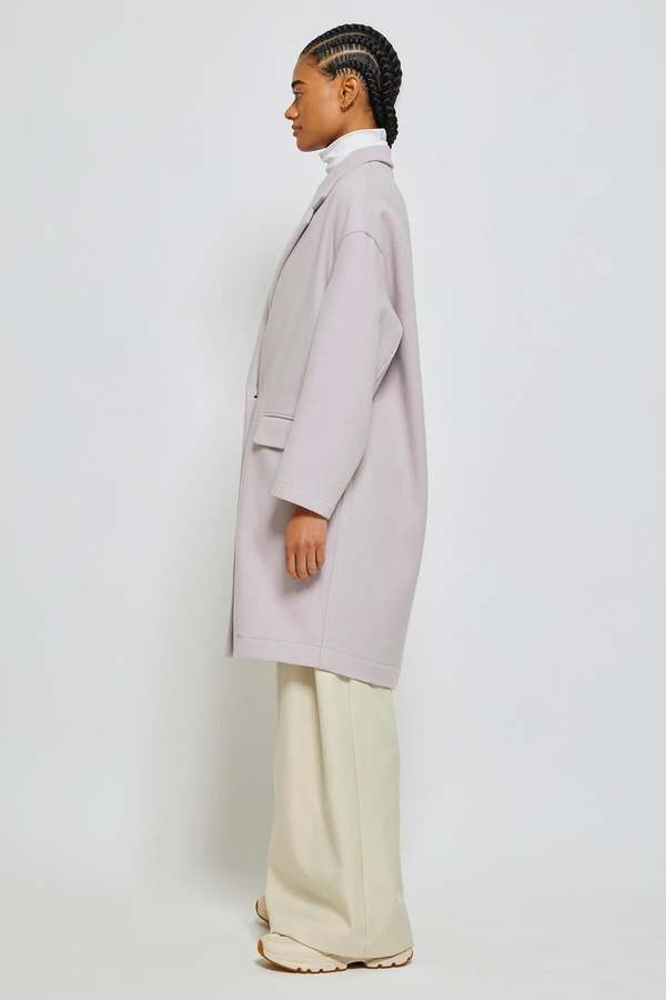 Atelier Delphine Daria Soft Wool Coat - Orchid Tint | Garmentory