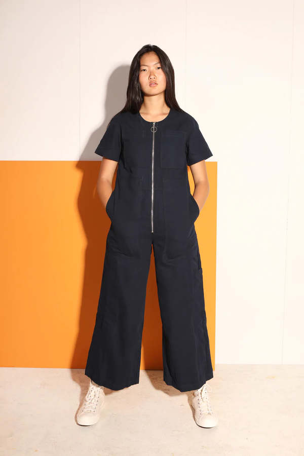 L.F.Markey Felix Boilersuit - Navy | Garmentory