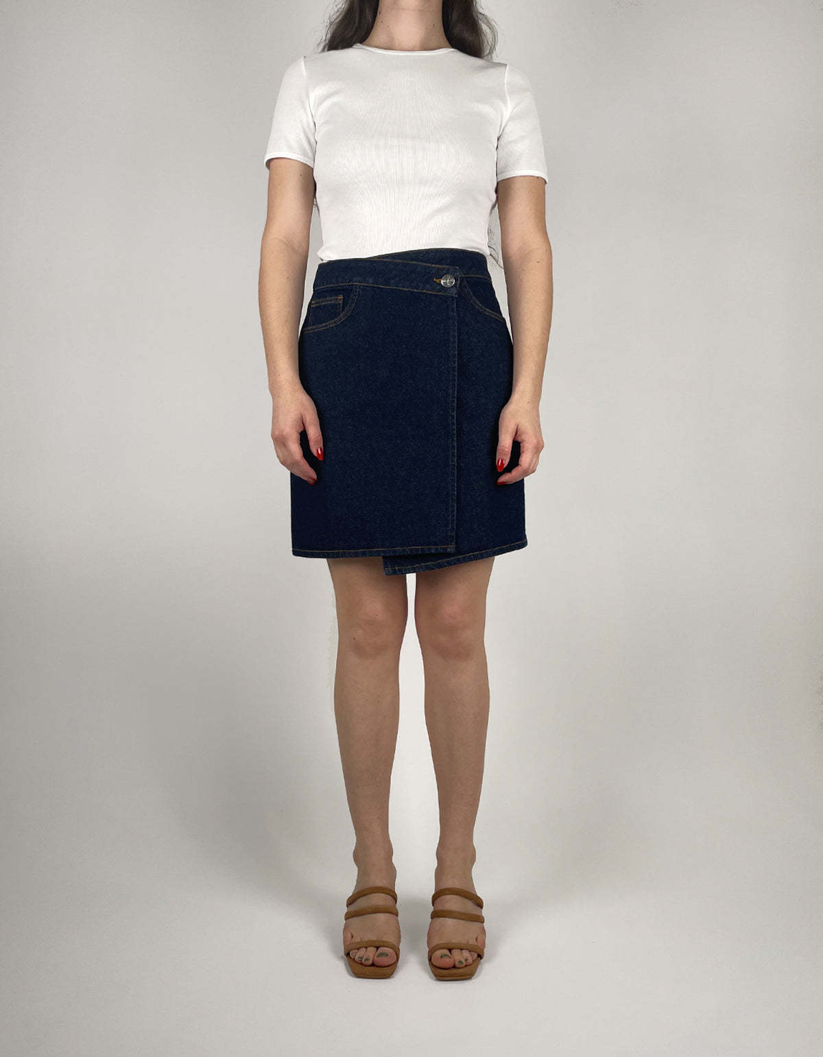 Just Female Adore Skirt - Blue Rinse | Garmentory