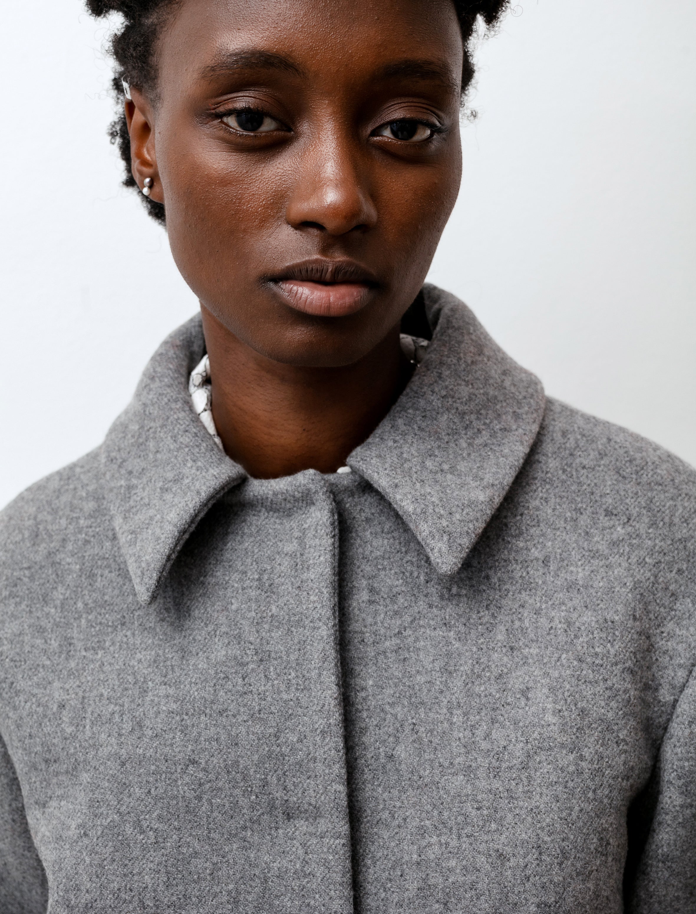 Sara Lanzi Cropped Jacket - Grey | Garmentory