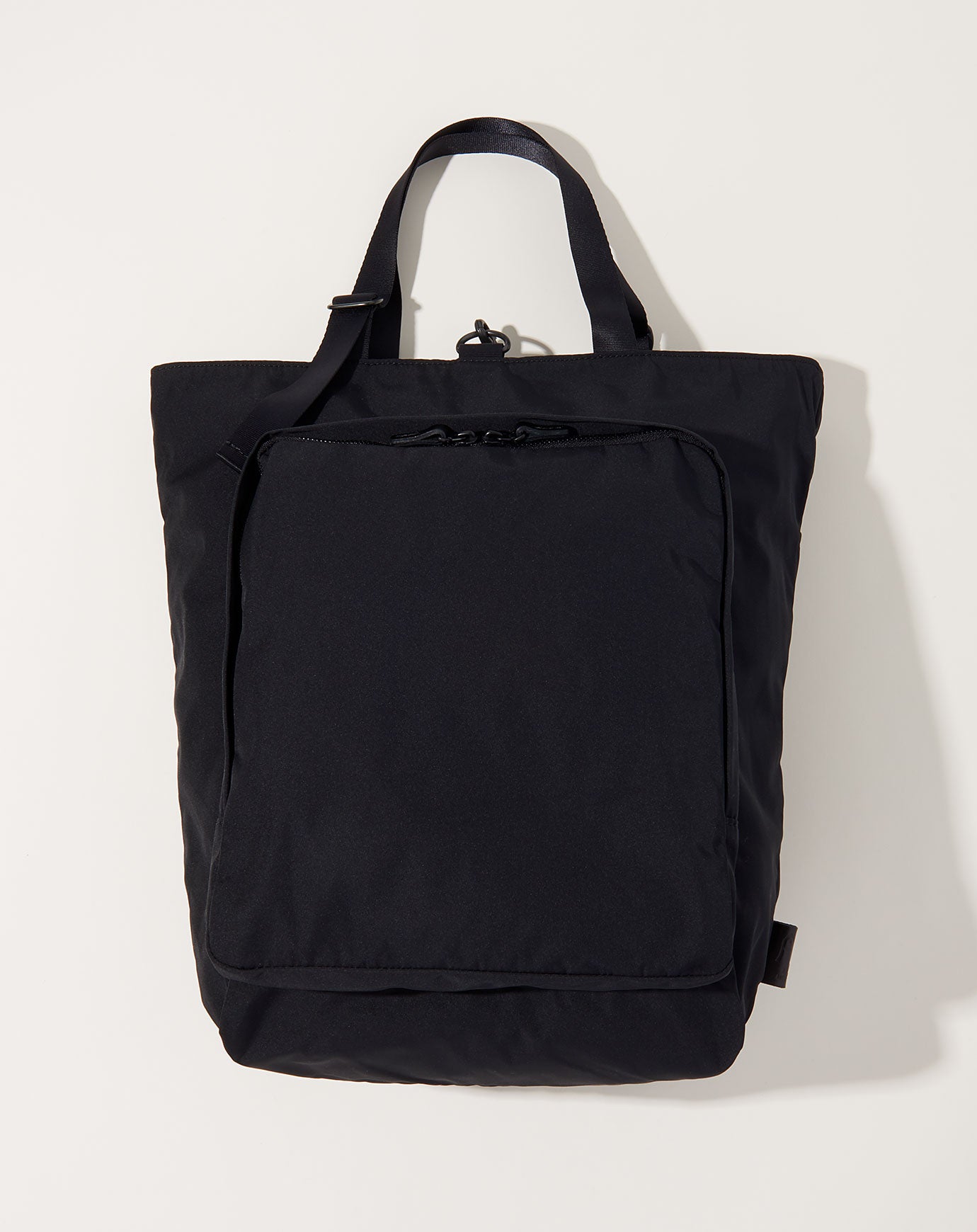 AMIACALVA Gabardine 2-Way Backpack - Black | Garmentory