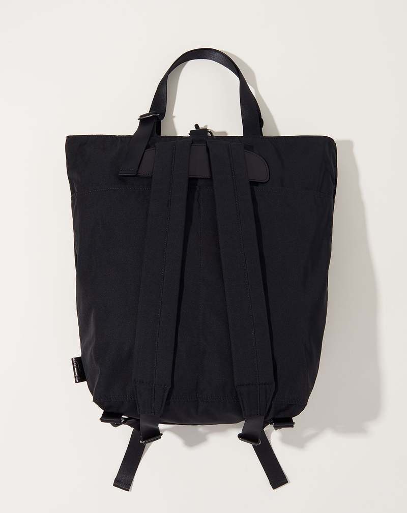 AMIACALVA Gabardine 2-Way Backpack - Black | Garmentory