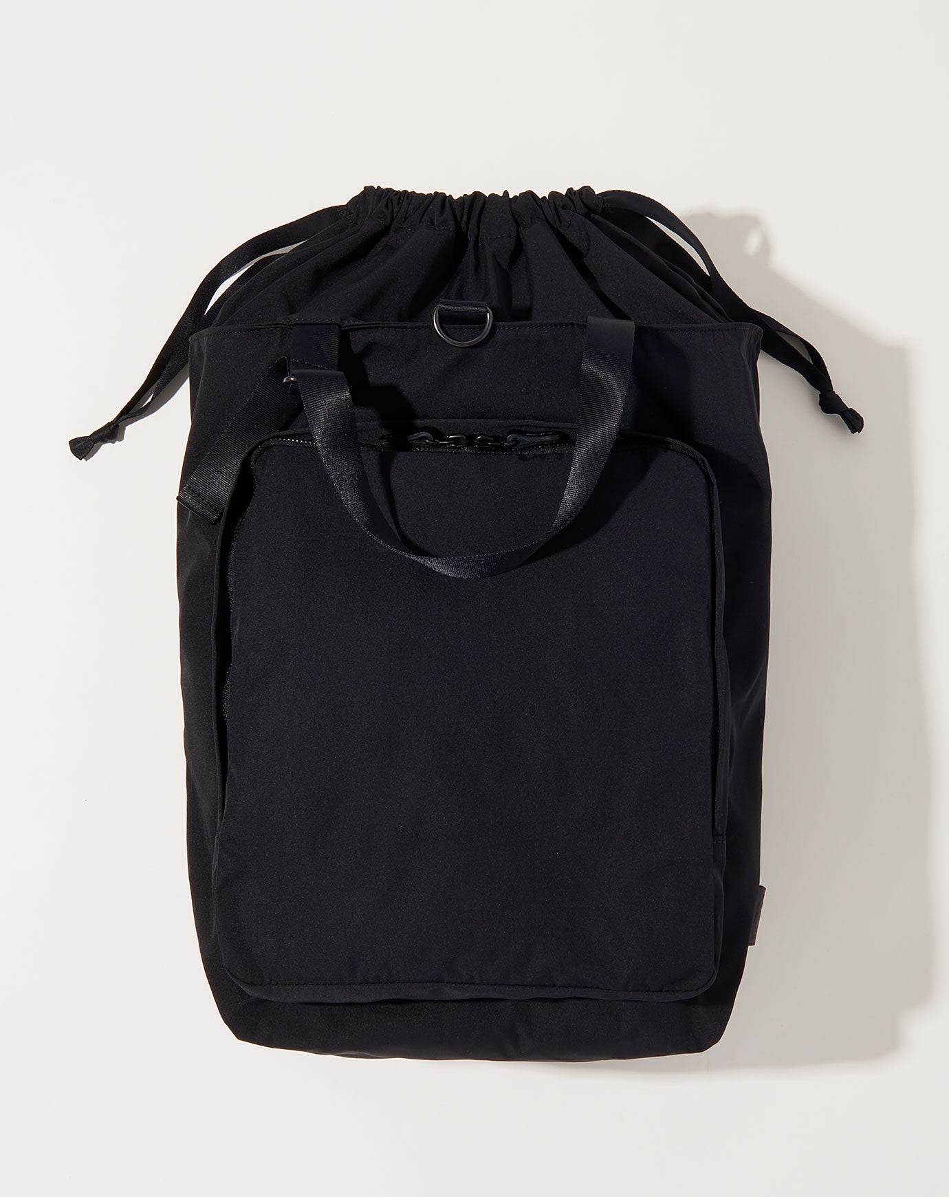 AMIACALVA Gabardine 2-Way Backpack - Black | Garmentory