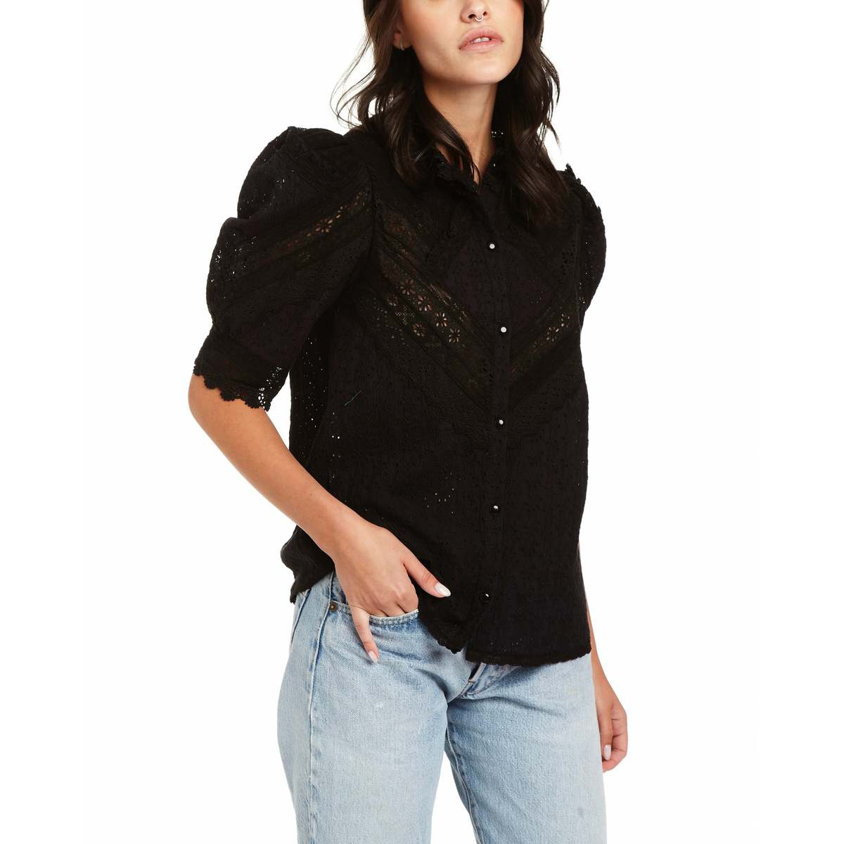 Love The Label Paola Top - Black | Garmentory