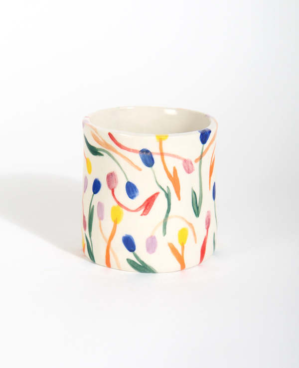 Amanda Lucia Cote Cup - Rainbow Tulips | Garmentory