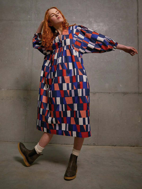 Sideline Aster Dress - Blue Print | Garmentory