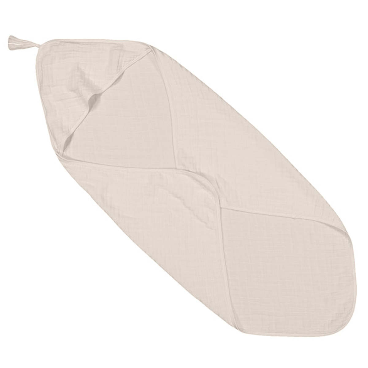 Kids Moumout Paris Sybel Hooded Towel - Milk Cream | Garmentory