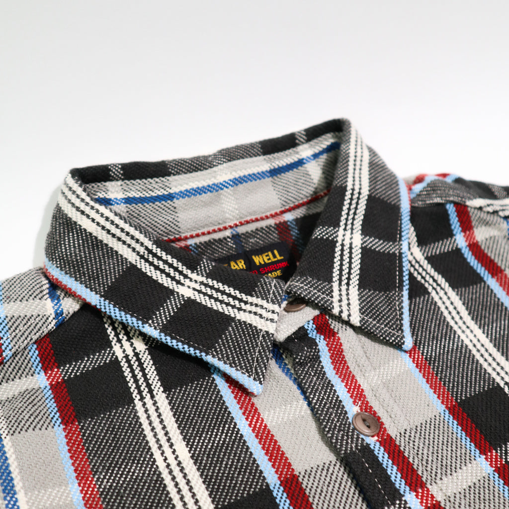 UES Heavy Flannel Shirt - D-Type Gray | Garmentory