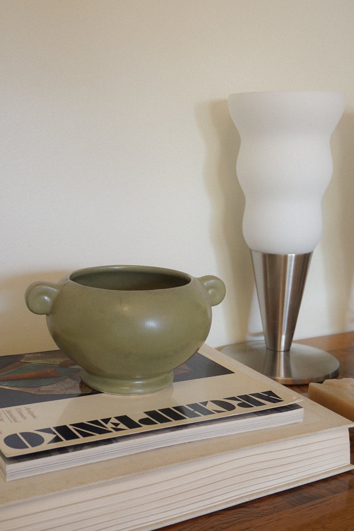 Vintage Leigh Collective McCoy Handled Pottery - Green | Garmentory