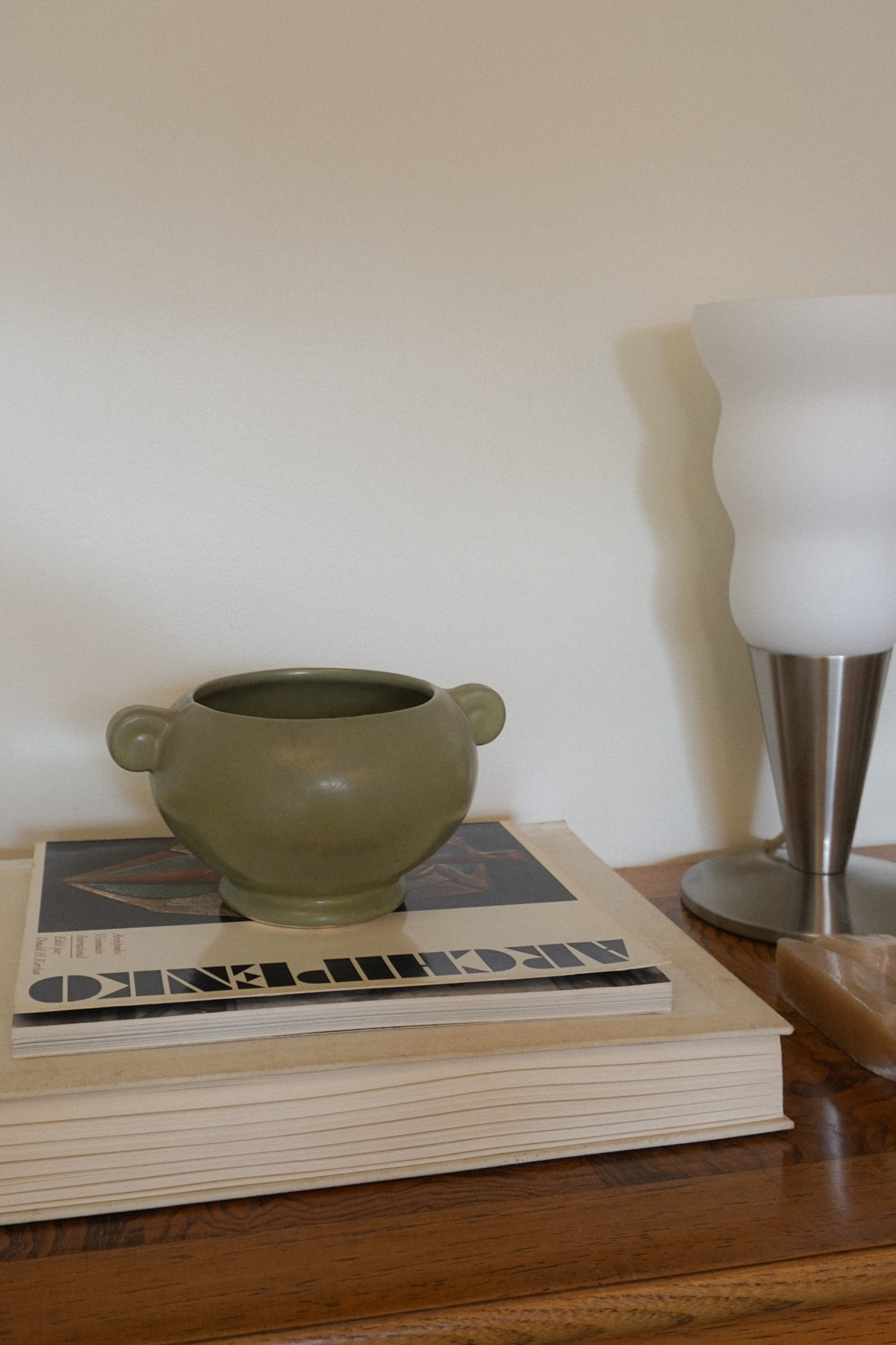 Vintage Leigh Collective McCoy Handled Pottery - Green | Garmentory