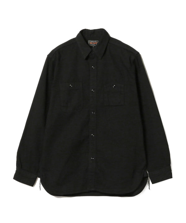 Beams Plus WORK Denim Shirt - BLACK | Garmentory