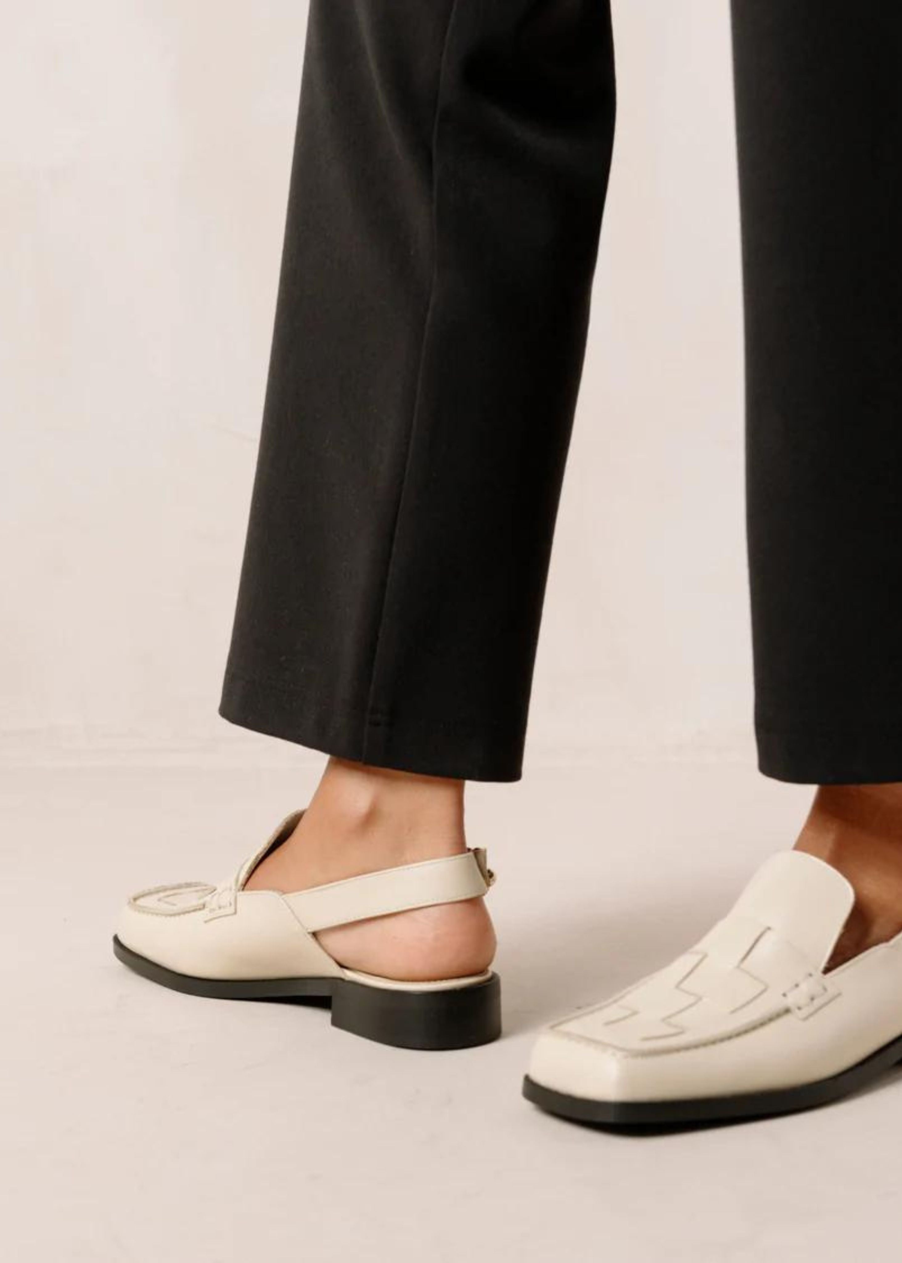 Alohas Abe braided loafer - cream | Garmentory