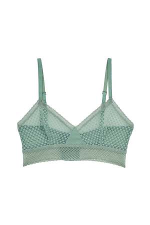 Else Bella Soft Triangle Bra - Light Jade | Garmentory