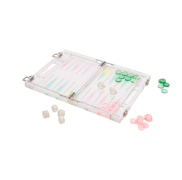 Mini Lucite Backgammon Aurora | Garmentory